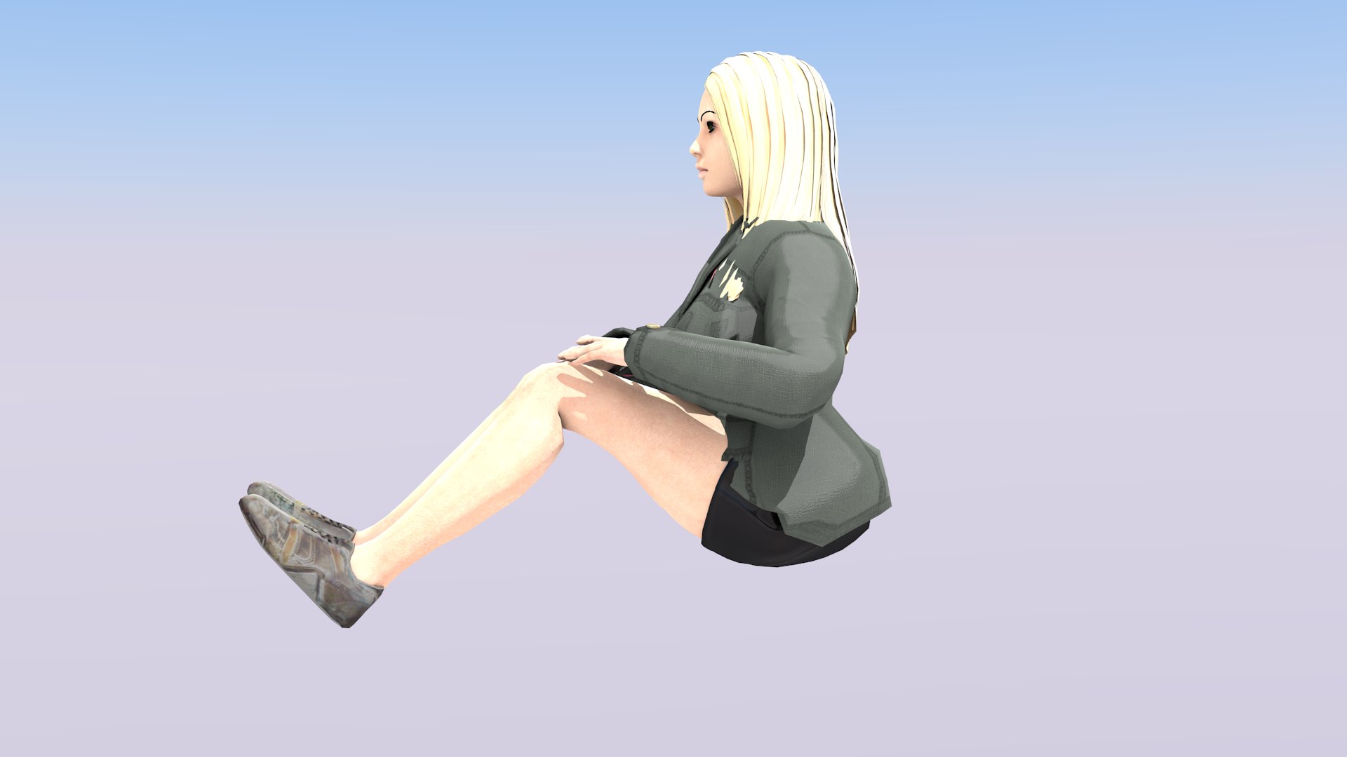 Character Animation 3d Obj