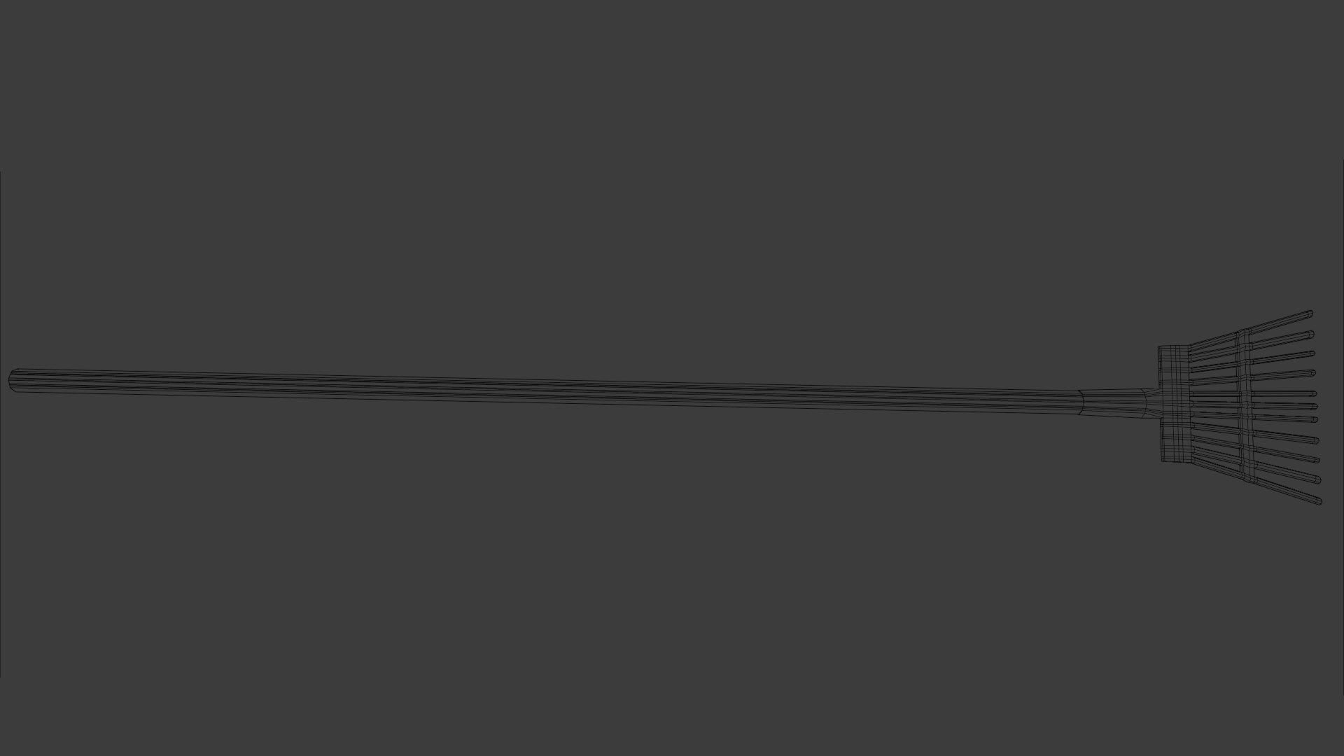 3D Low Poly Rake Model - TurboSquid 1802908