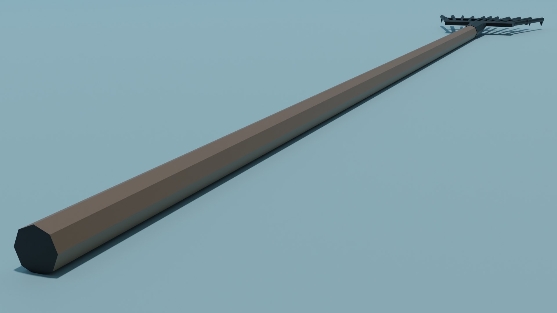 3D Low Poly Rake Model - TurboSquid 1802908