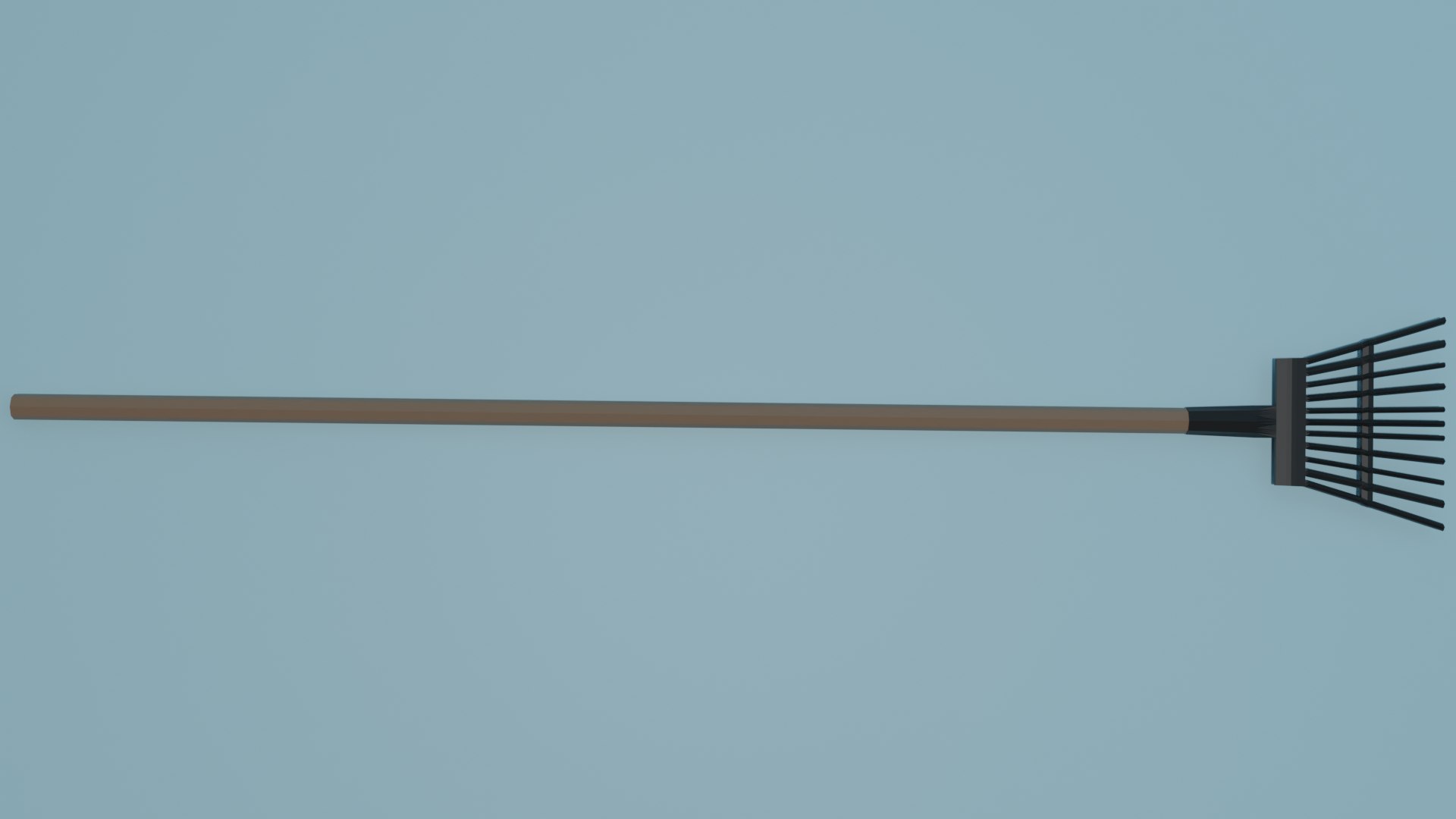 3D Low Poly Rake Model - TurboSquid 1802908