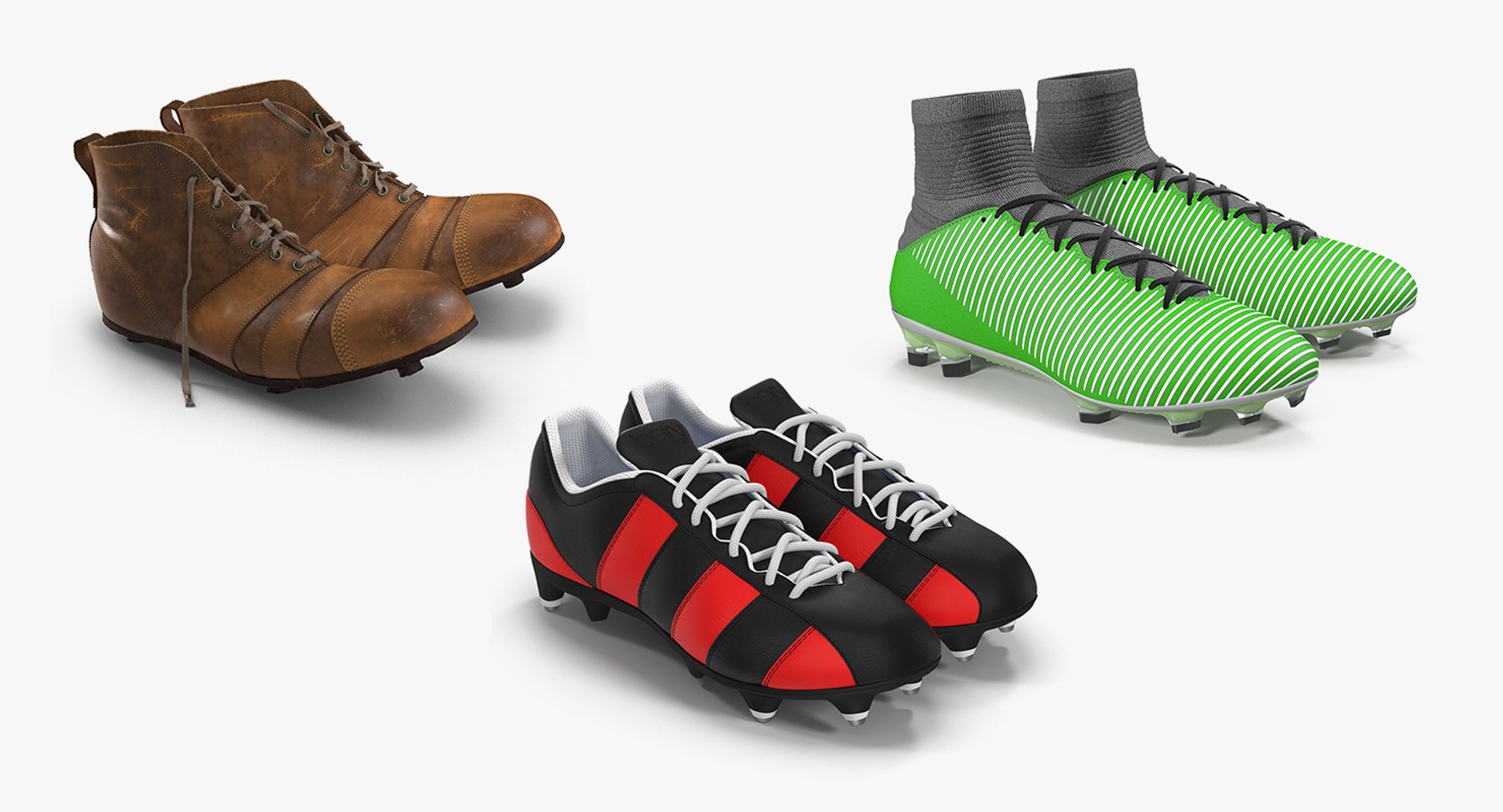 Soccer Boots 2 3D Model - TurboSquid 1408424