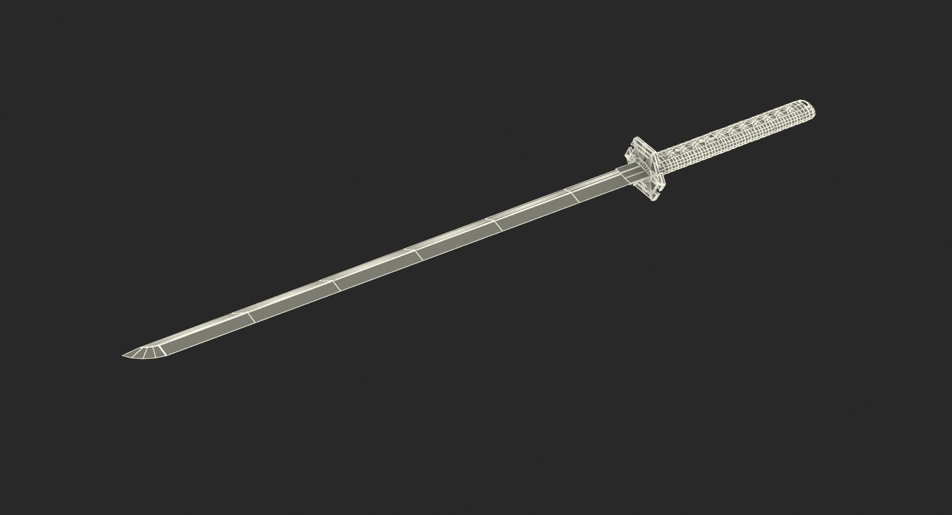 Ninjato Single Edge Japan 3d Model
