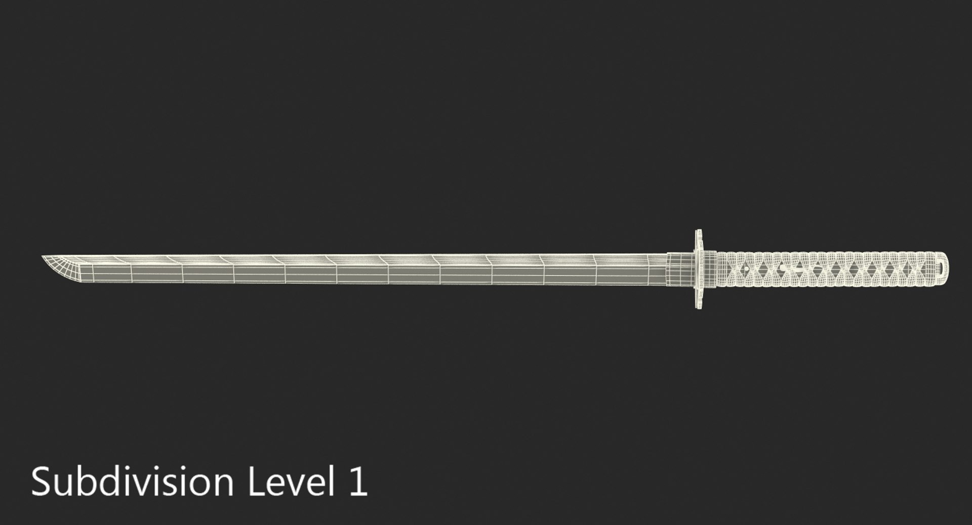 Ninjato Single Edge Japan 3d Model