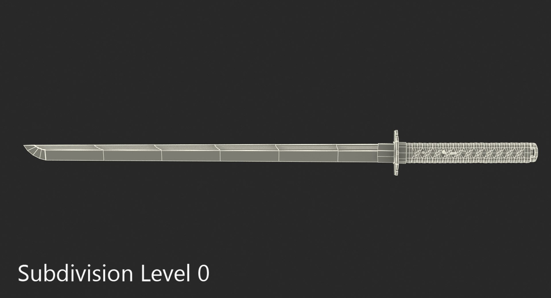 Ninjato Single Edge Japan 3d Model