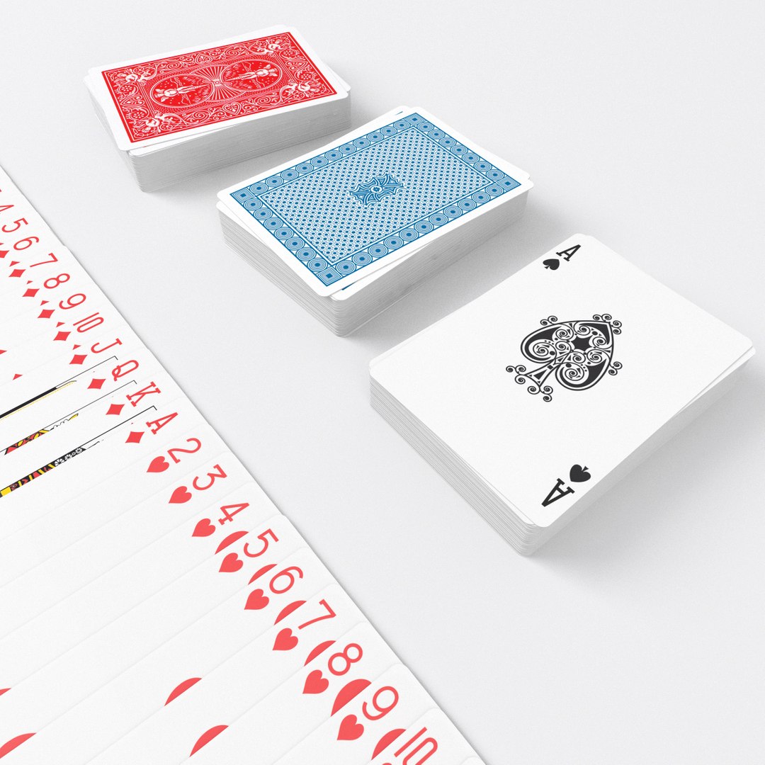 3D Set Poker Card Model - TurboSquid 1250227