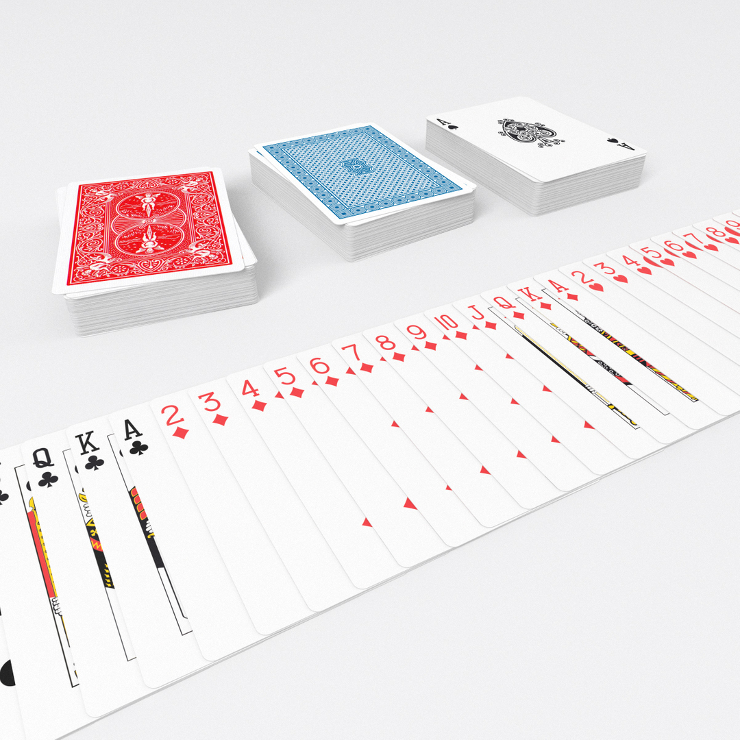 3D set poker card model - TurboSquid 1250227