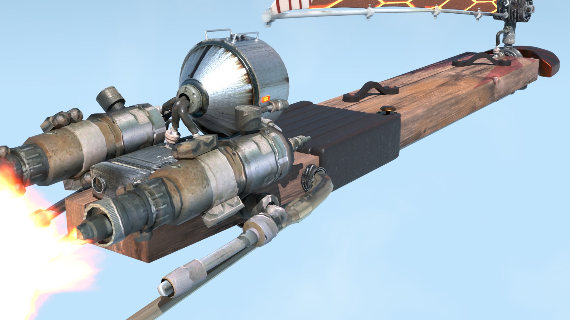 Solar Surfer From Treasure Planet 3D Model - TurboSquid 2098488