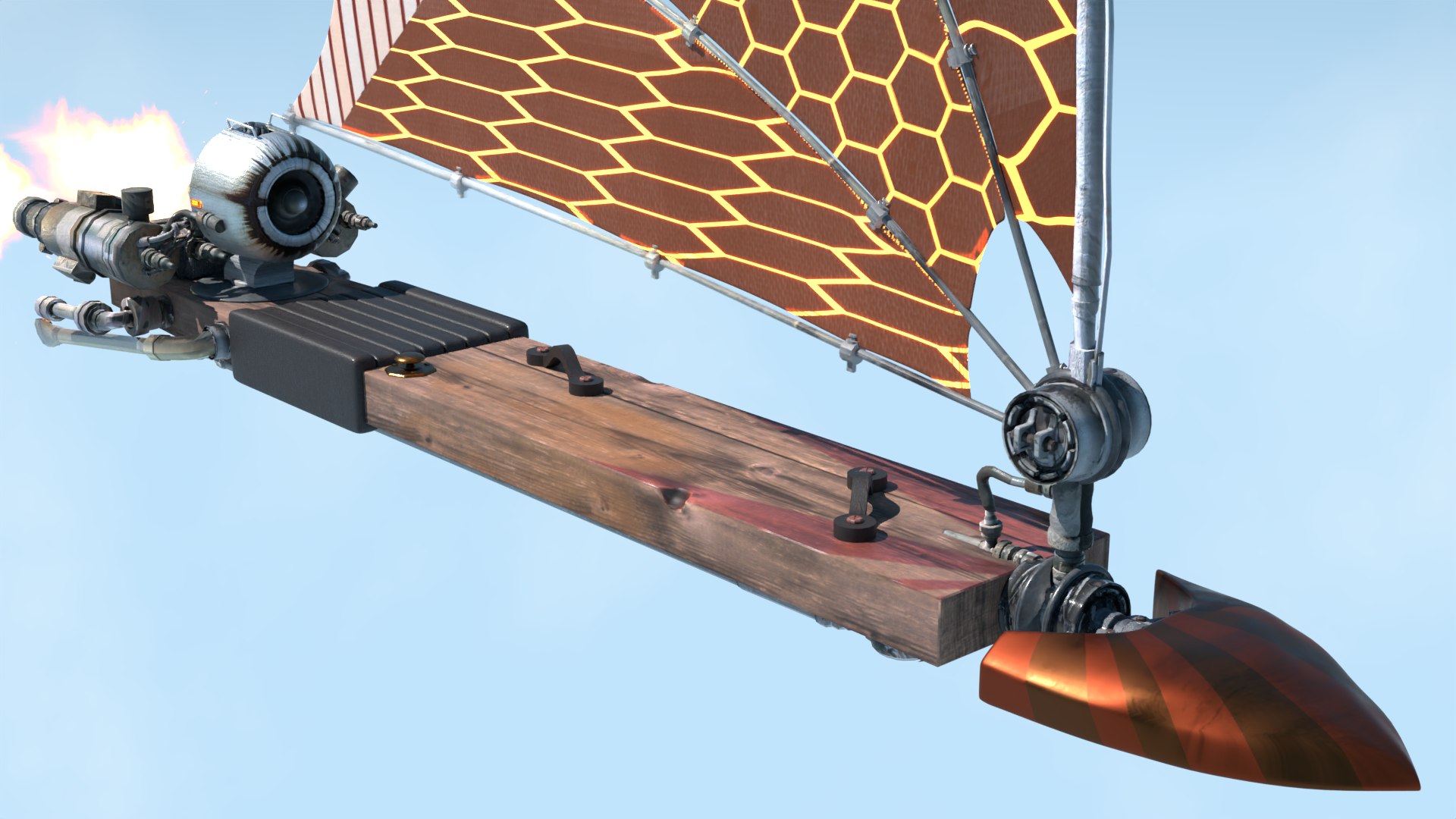 Solar Surfer From Treasure Planet 3D Model - TurboSquid 2098488