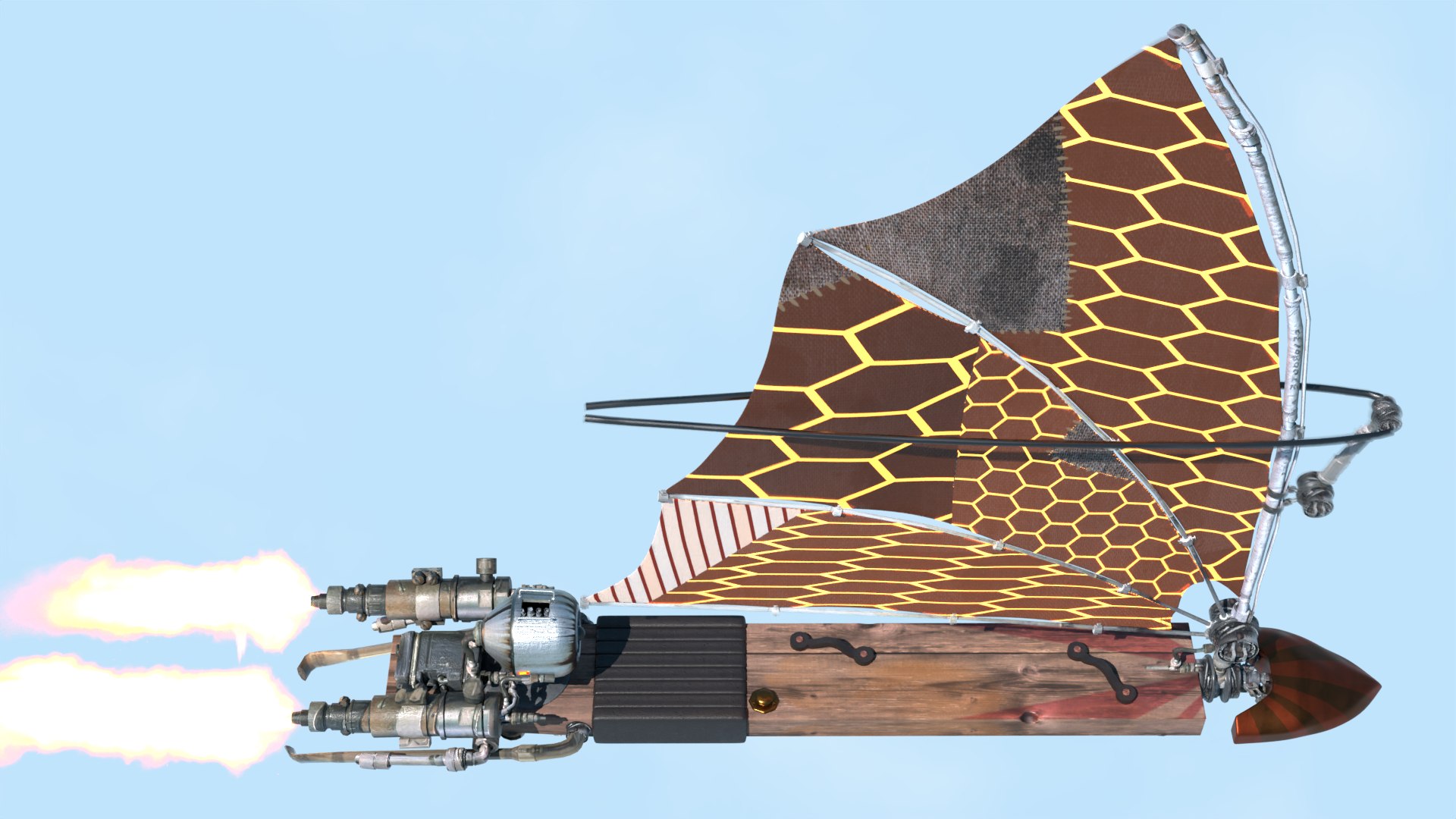 Solar Surfer From Treasure Planet 3D Model - TurboSquid 2098488