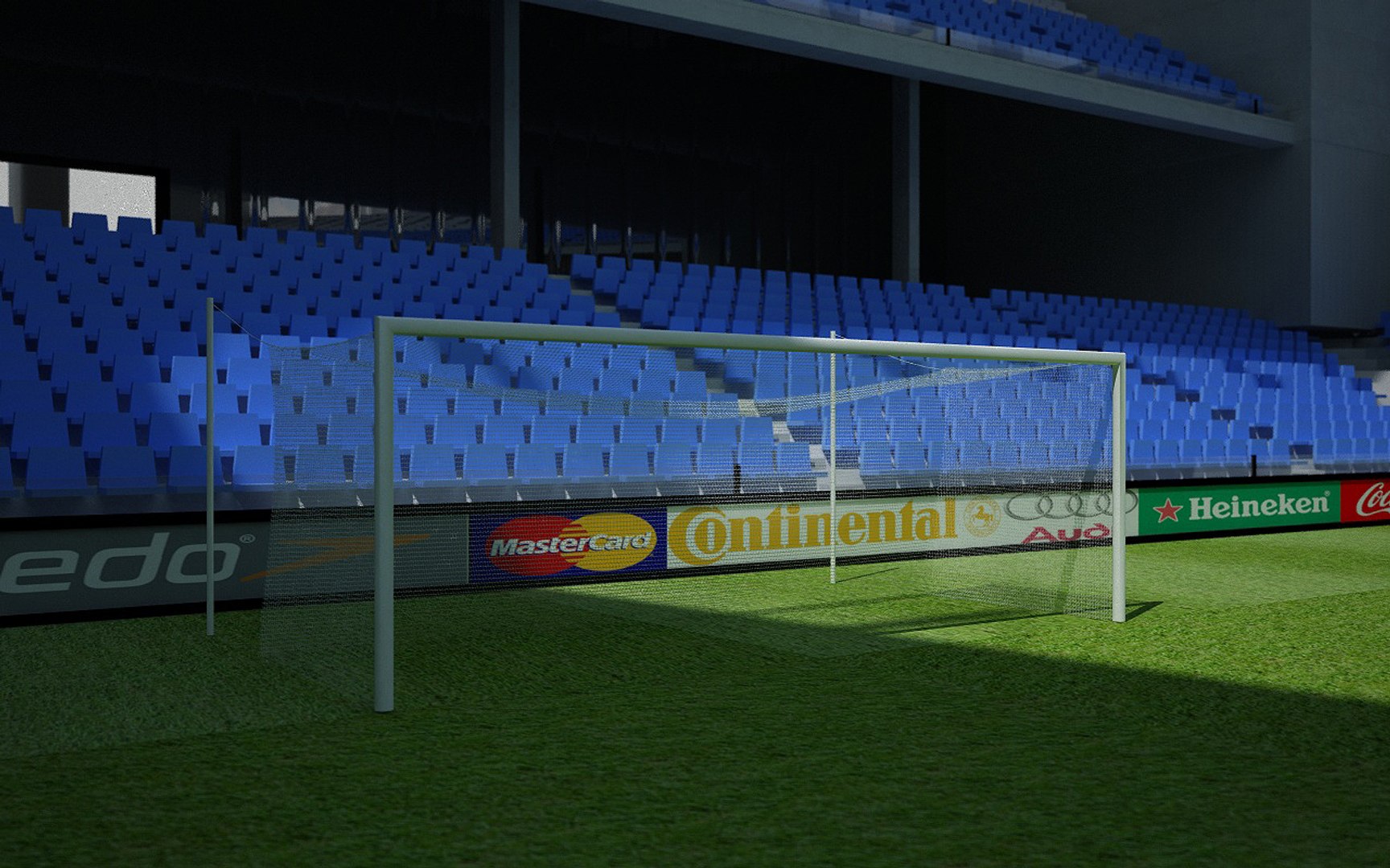 Realistic Stadium Soccer C4d