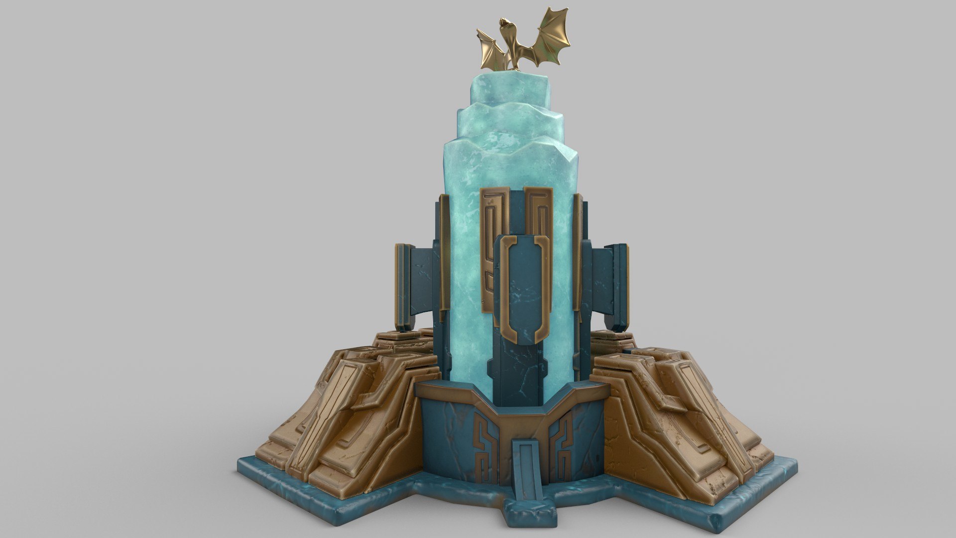 3D Model Stylized Tower - TurboSquid 1866164