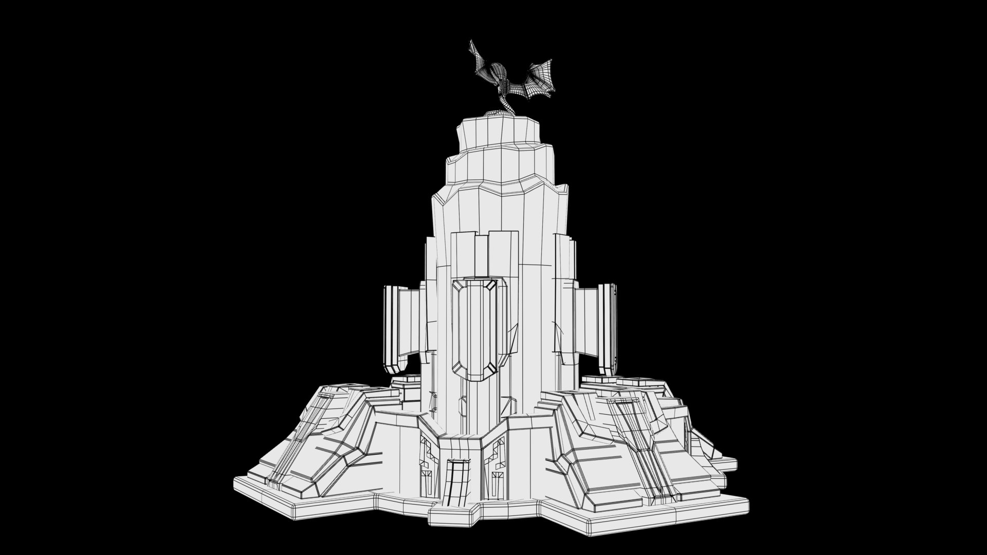 3D Model Stylized Tower - TurboSquid 1866164