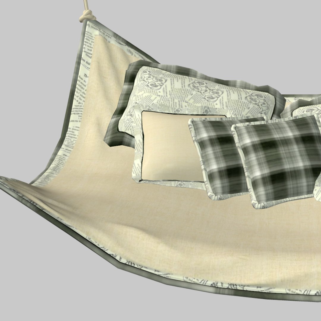 3d Model Hammock Sofa Prop