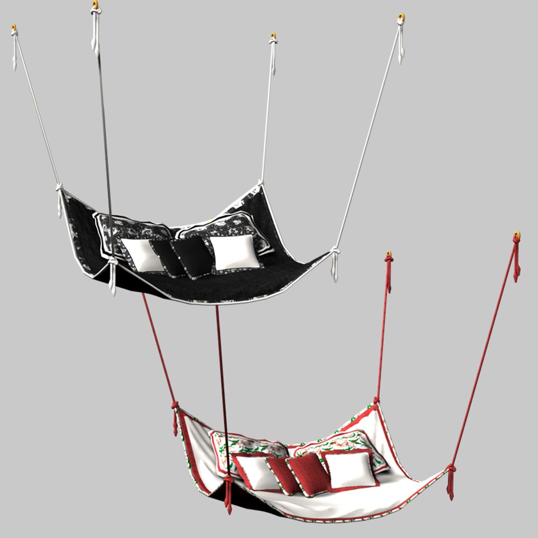 3d Model Hammock Sofa Prop
