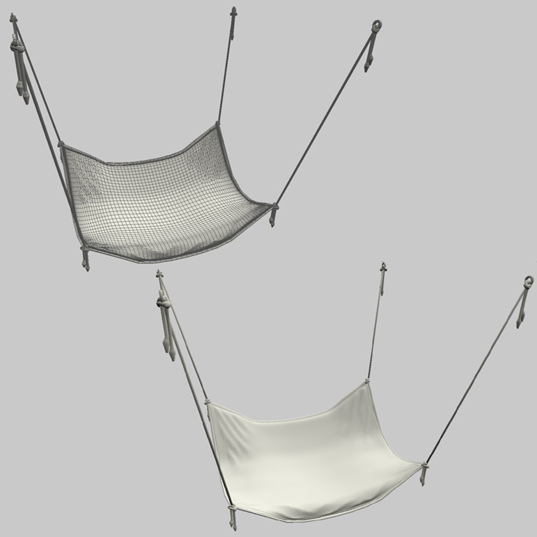 3d Model Hammock Sofa Prop