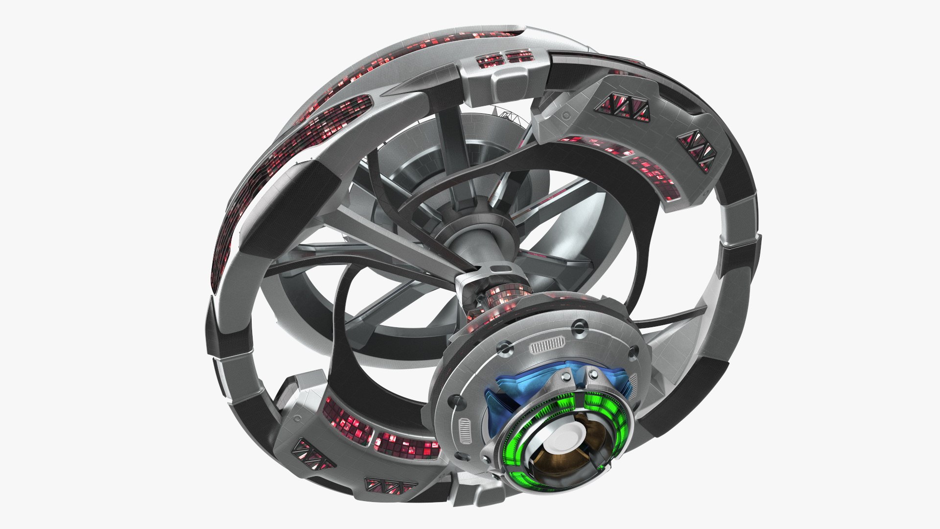 Small Space Station Concept 3D Model - TurboSquid 2264705
