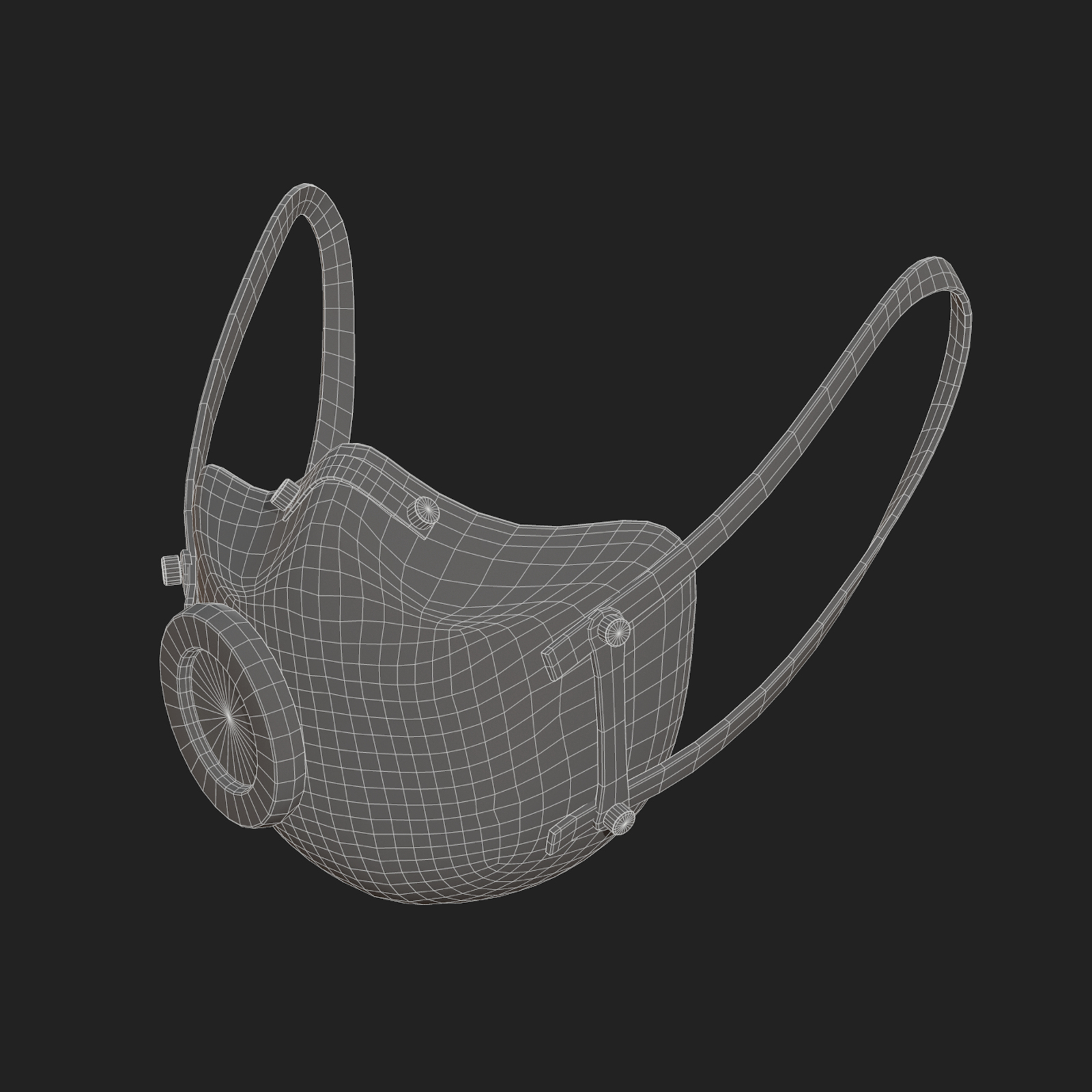 3D gas mask model - TurboSquid 1568170