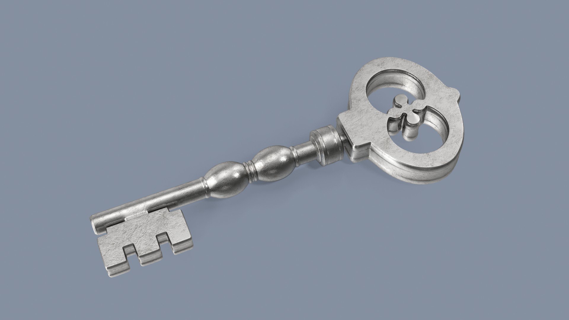 Key Silver 02 3D Model - TurboSquid 2004718