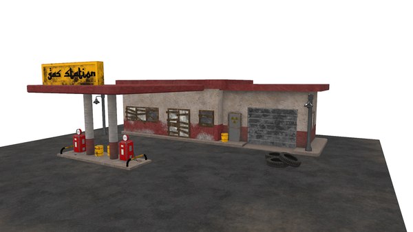 Gas Station Blender Models for Download | TurboSquid