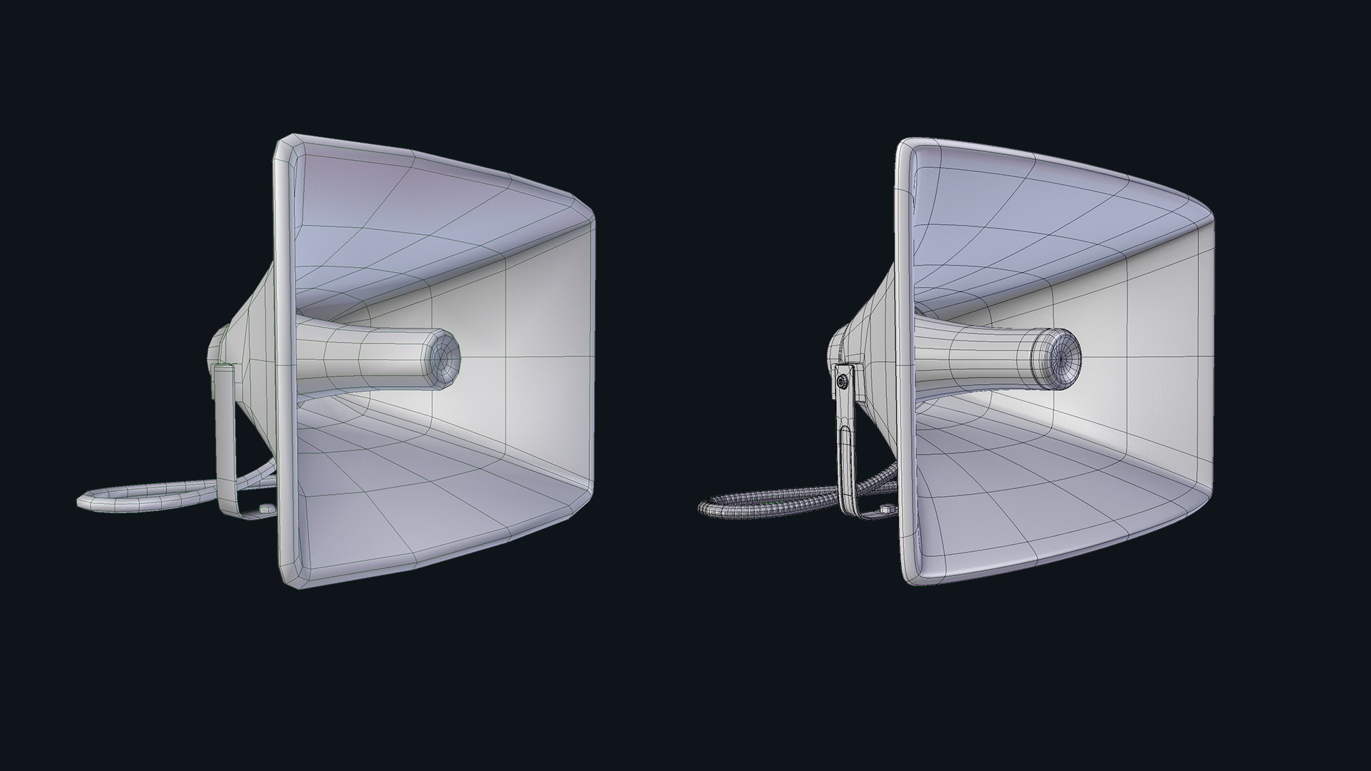 3D Horn Speaker Low - TurboSquid 1736249