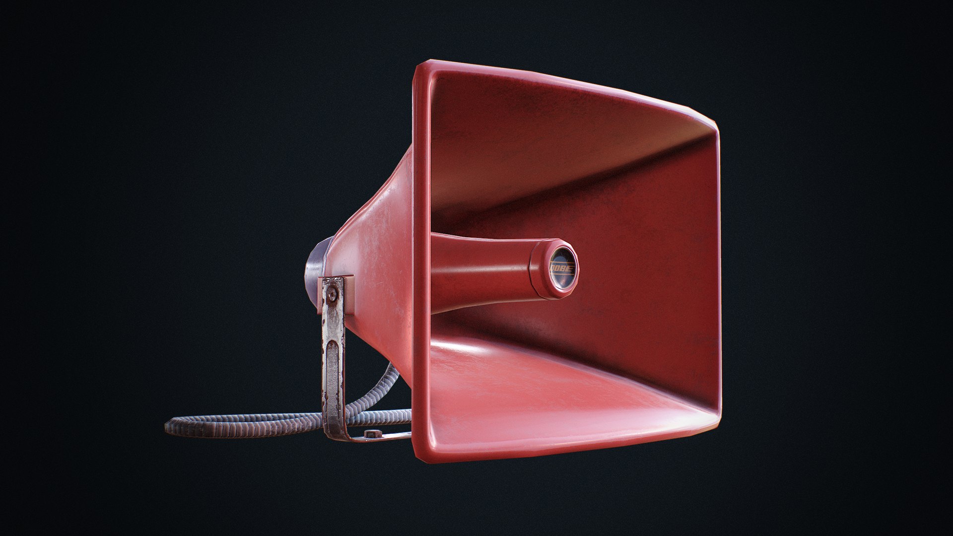 3D Horn Speaker Low - TurboSquid 1736249