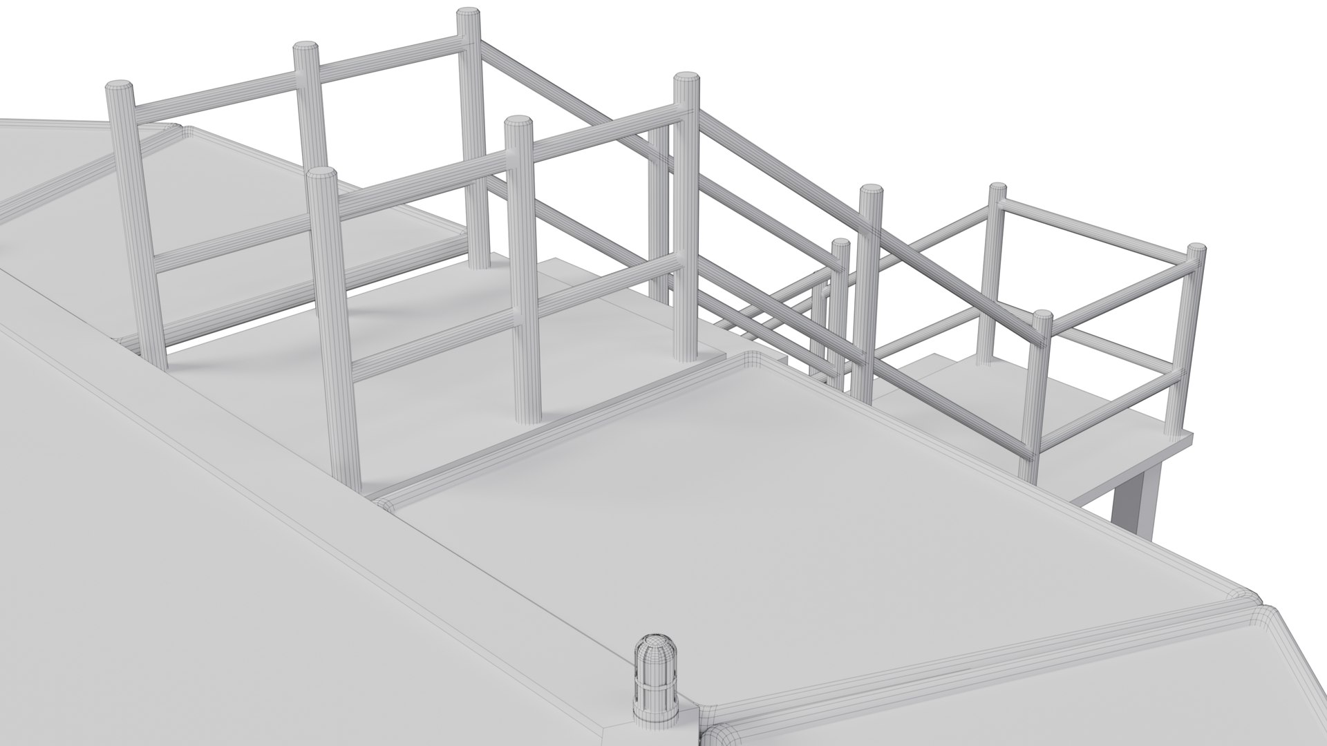 Octagonal Heliport 3D Model - TurboSquid 2395336