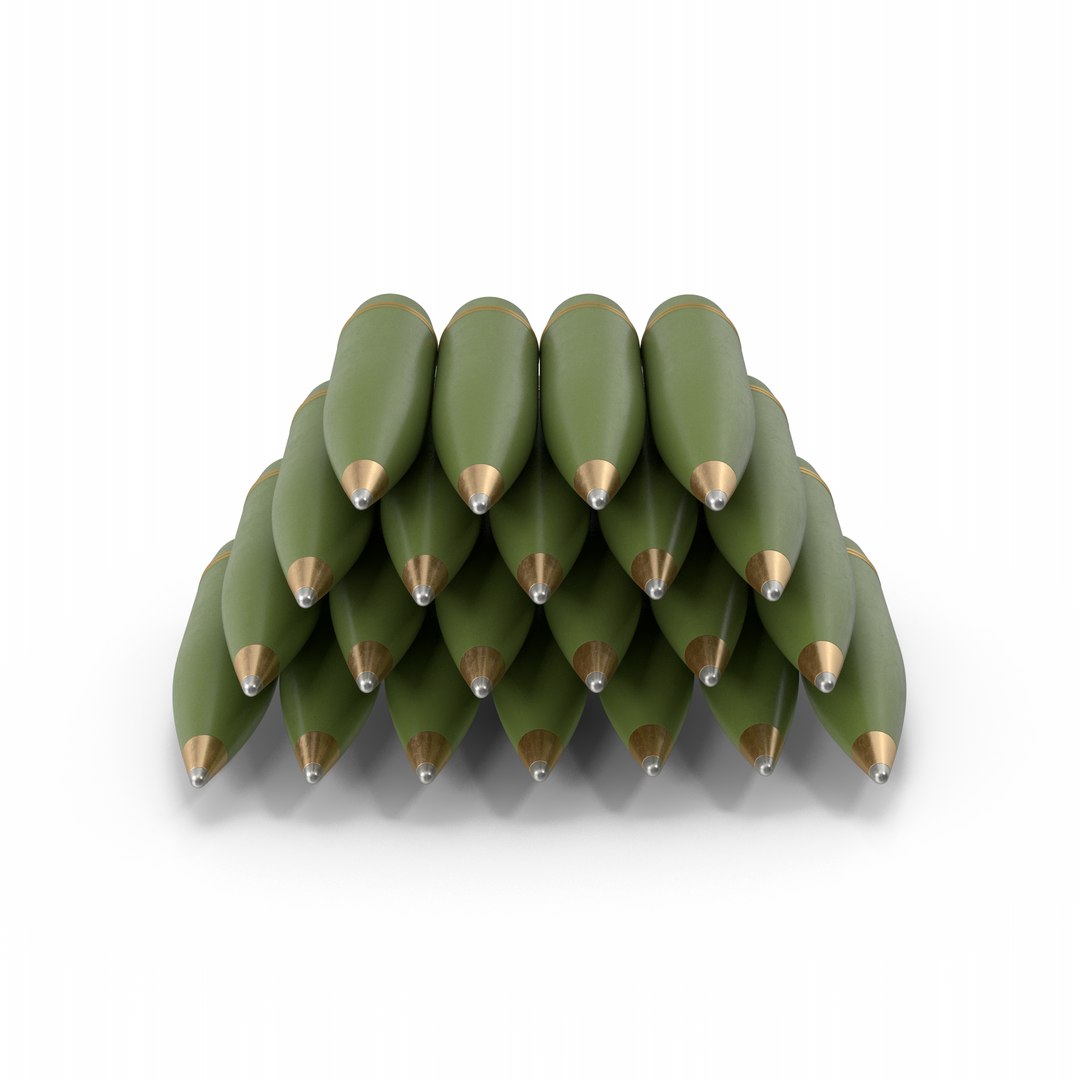 Artillery Shells Model - TurboSquid 2316250