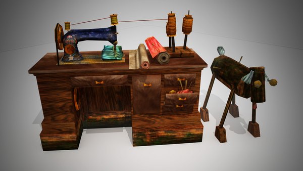 3d sewing table model