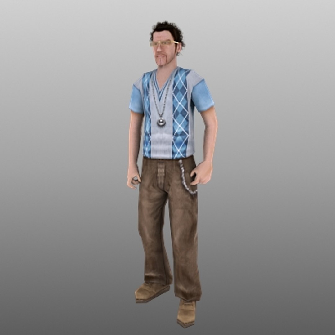 3d human male