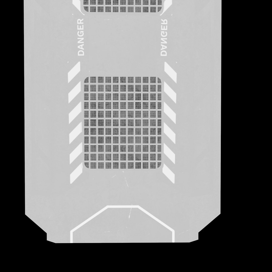 3D Sci-fi Police Shield Model - TurboSquid 1869324