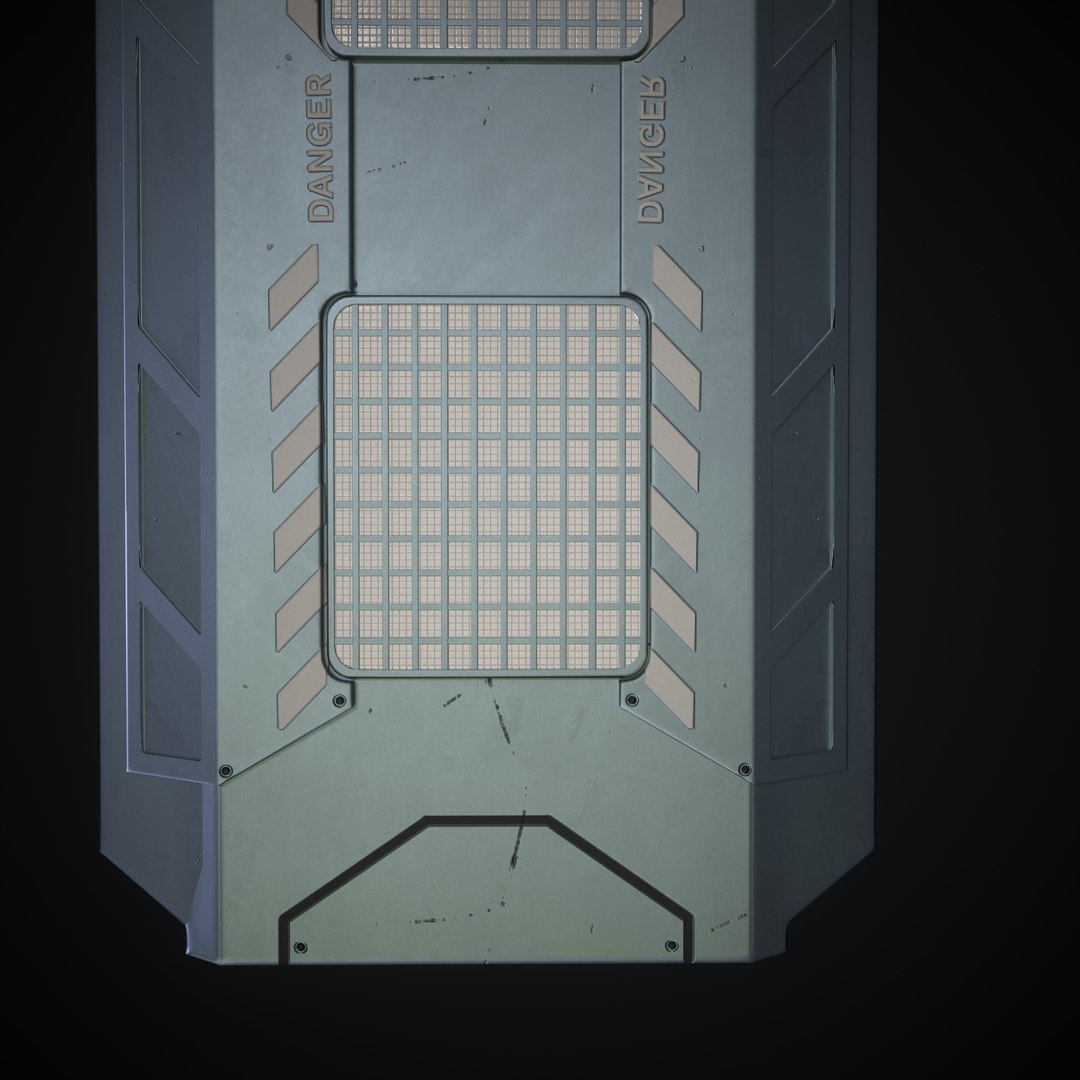 3D Sci-fi Police Shield Model - TurboSquid 1869324