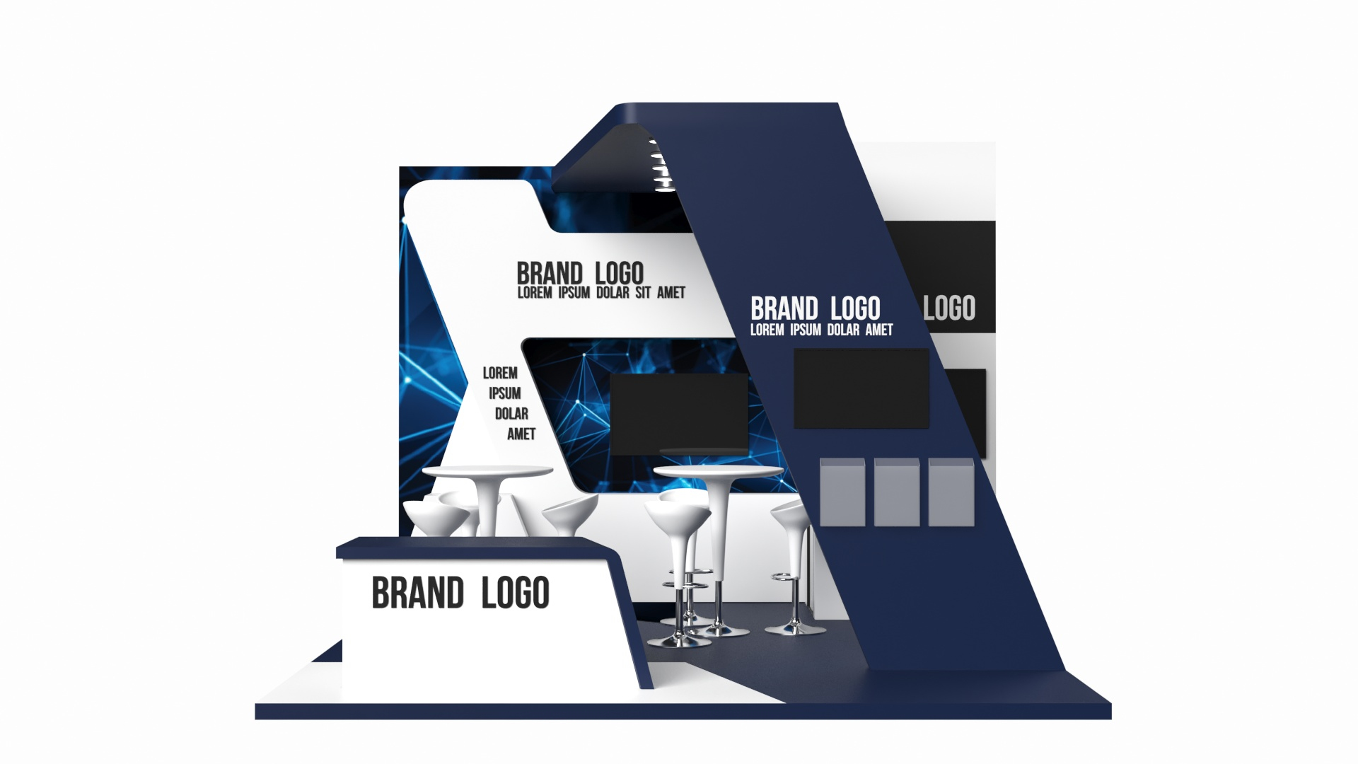 Stand Advertising Model - TurboSquid 1620846