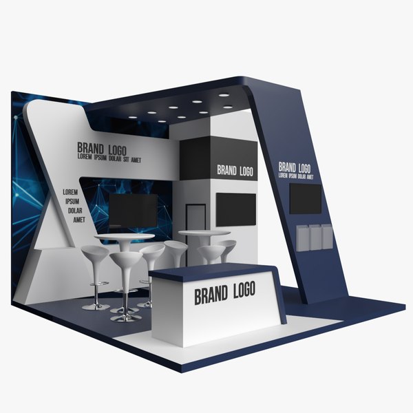 Stand advertising model - TurboSquid 1620846