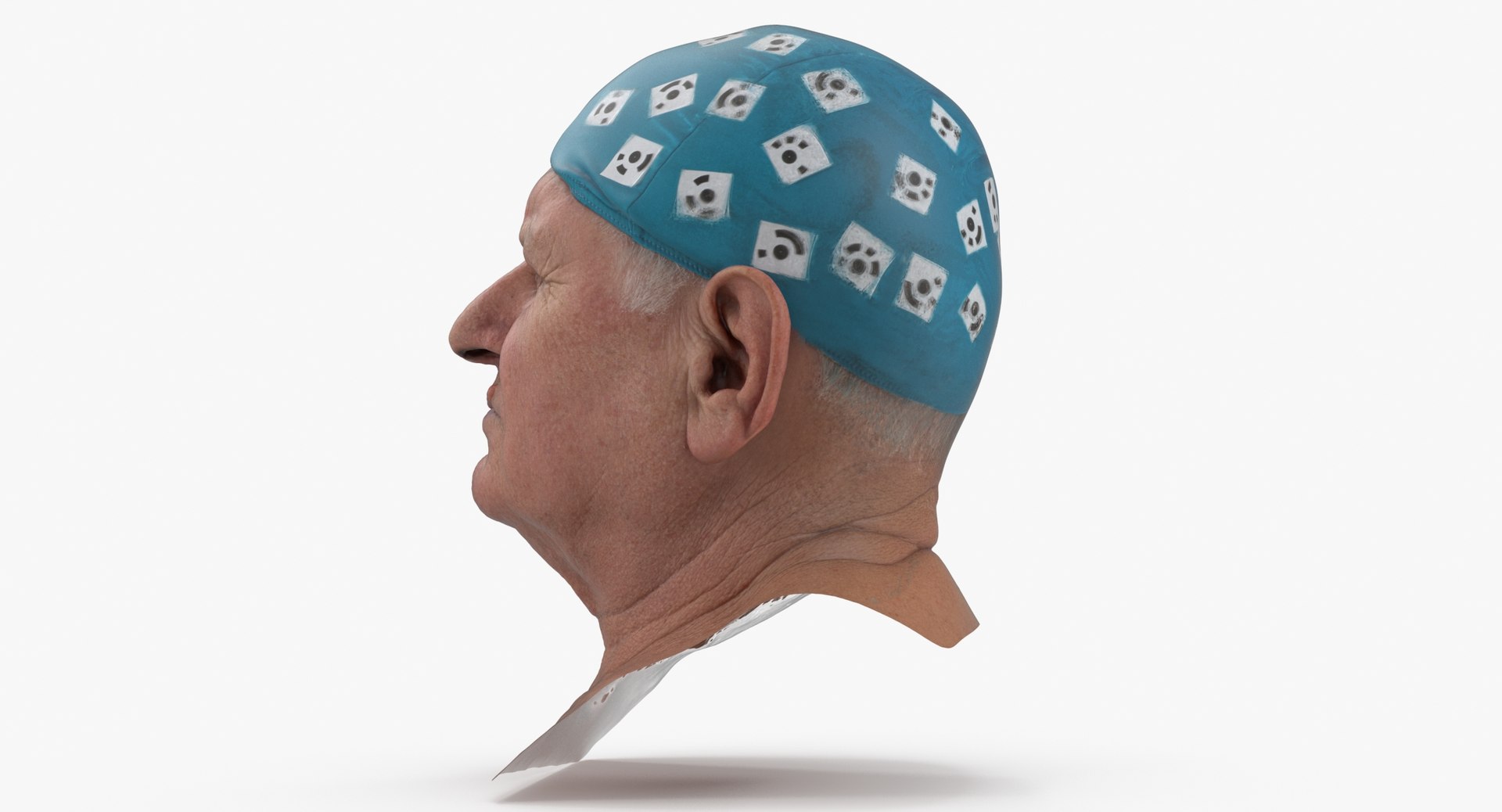 3D Homer Human Head Wink Left AU46 Clean Scan - TurboSquid 1748820