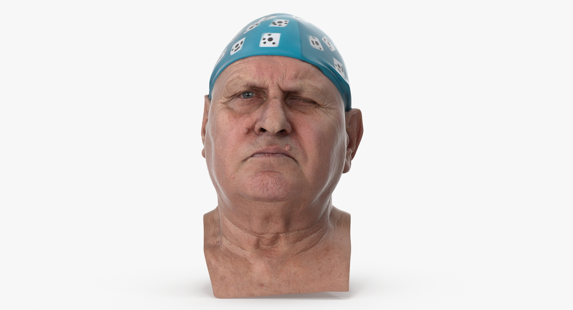 3D Homer Human Head Wink Left AU46 Clean Scan - TurboSquid 1748820