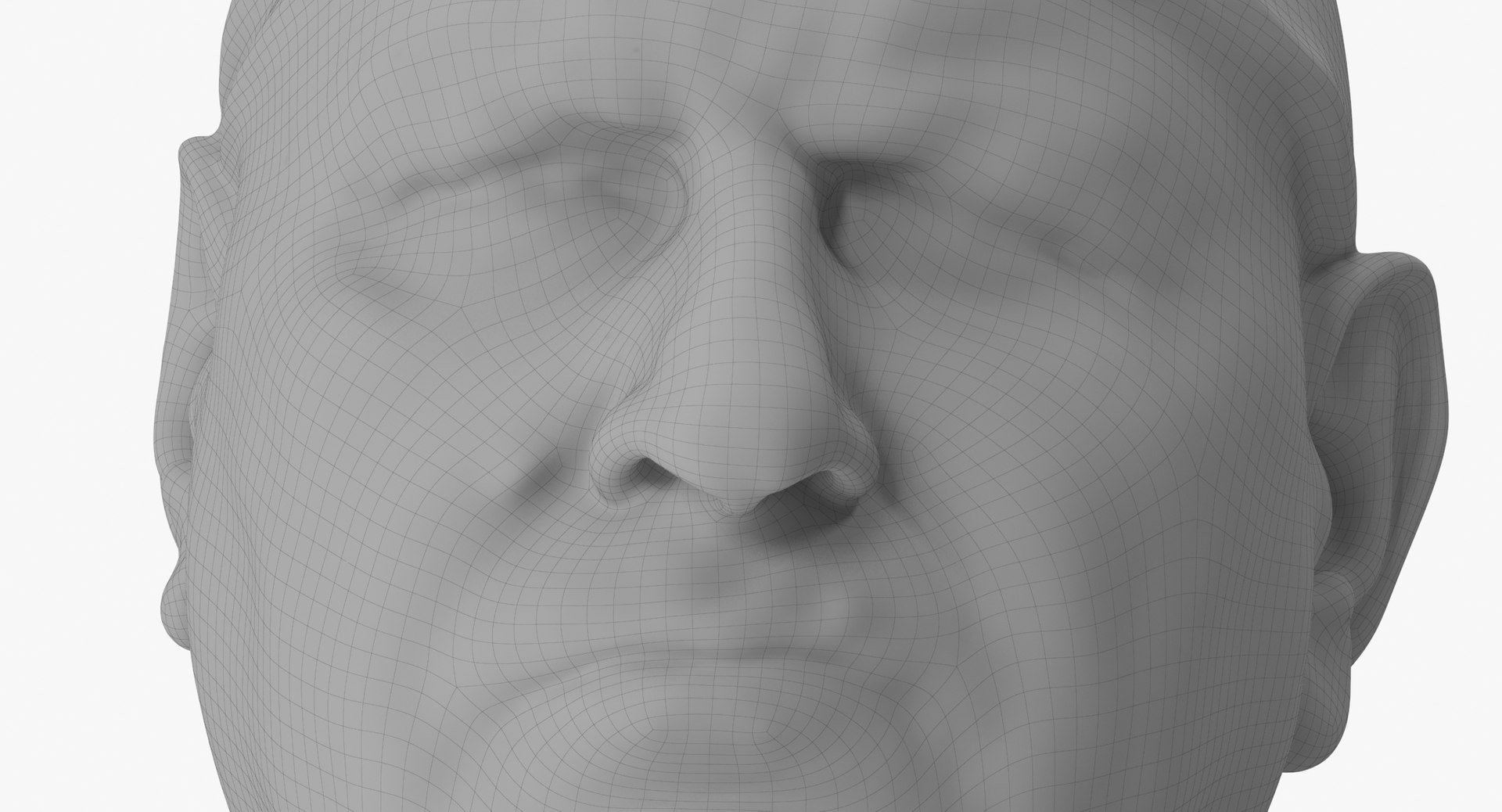 3D Homer Human Head Wink Left AU46 Clean Scan - TurboSquid 1748820