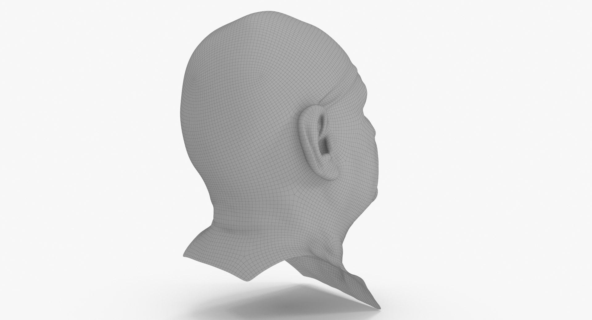 3D Homer Human Head Wink Left AU46 Clean Scan - TurboSquid 1748820