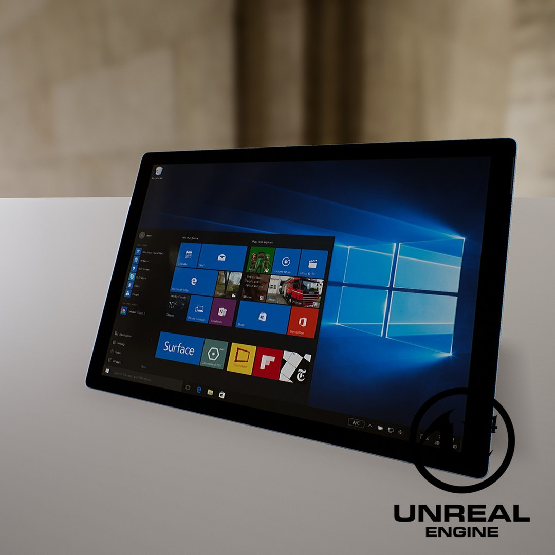 3D Surface Pro Standing - TurboSquid 1258275