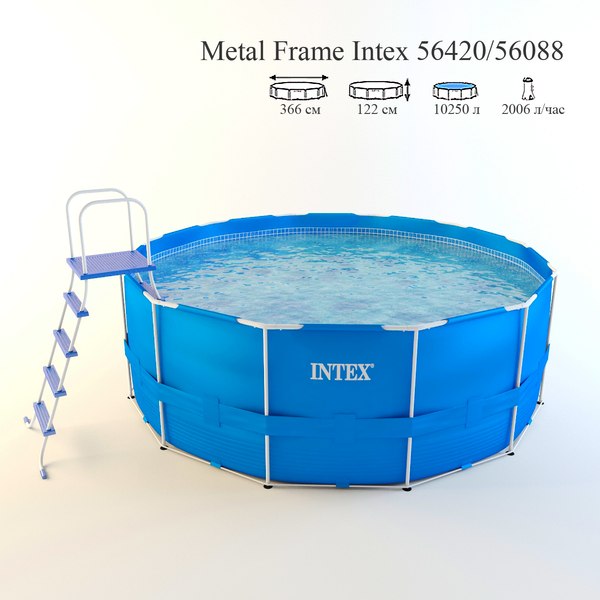 frame pool intex 28273 3d model