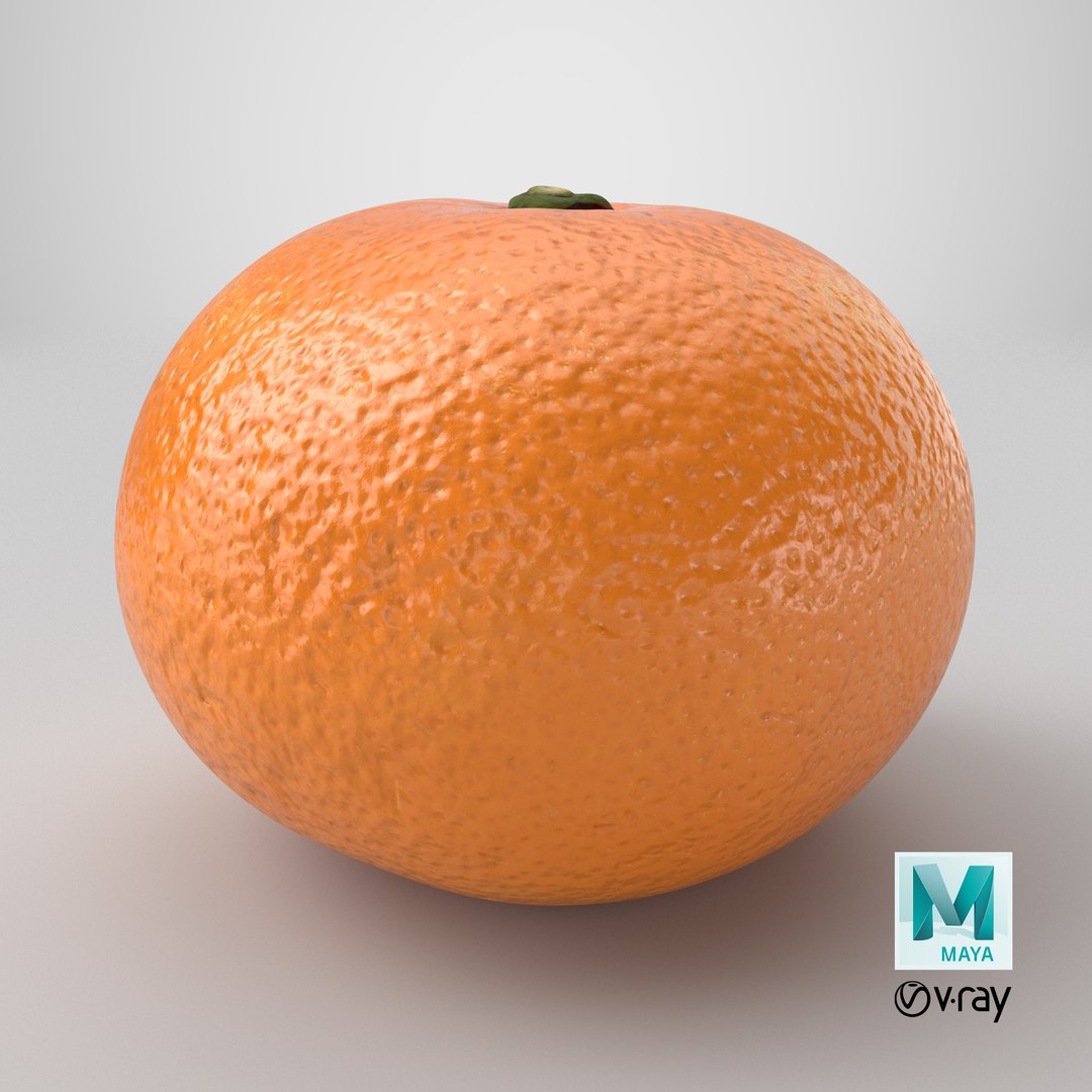 Mandarin V1 3D - TurboSquid 2235811