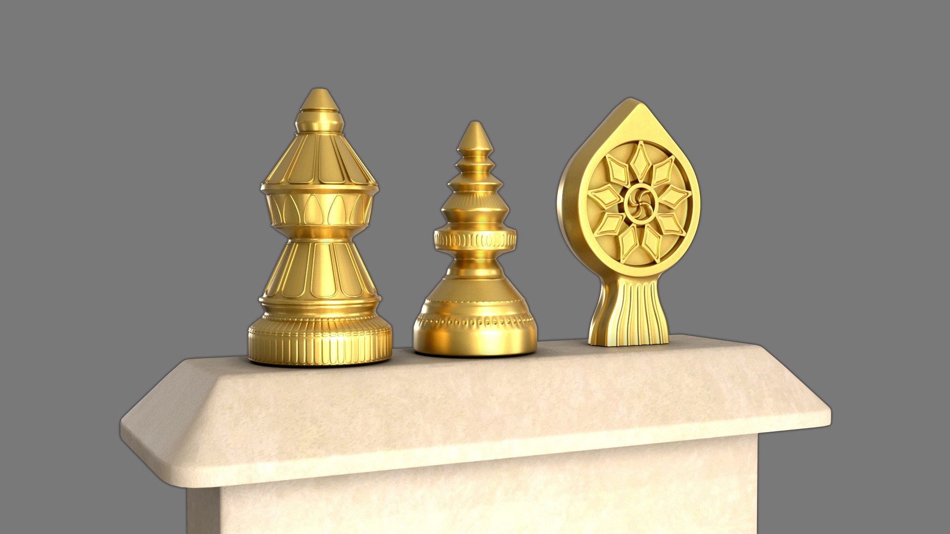 3D Handcrafted Brass Gajur Model - TurboSquid 2430386