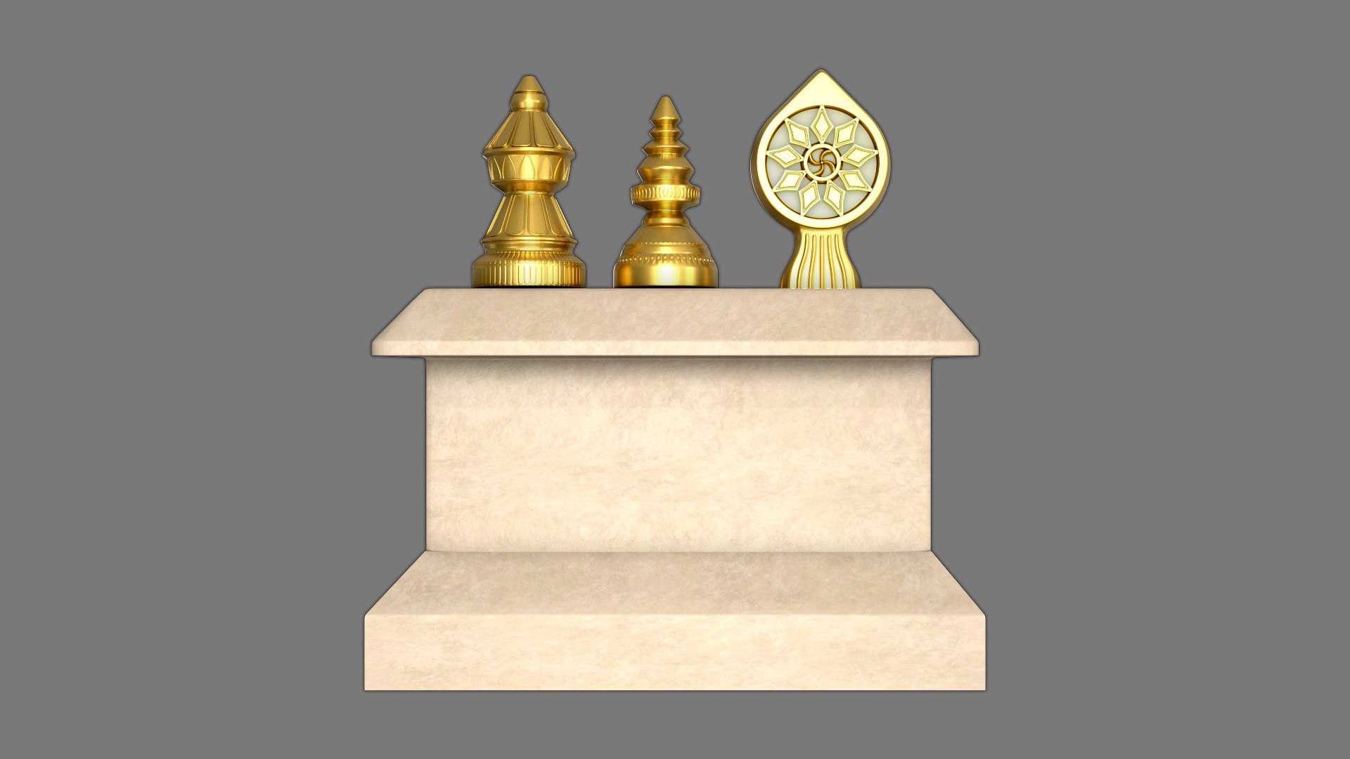 3D Handcrafted Brass Gajur Model - TurboSquid 2430386