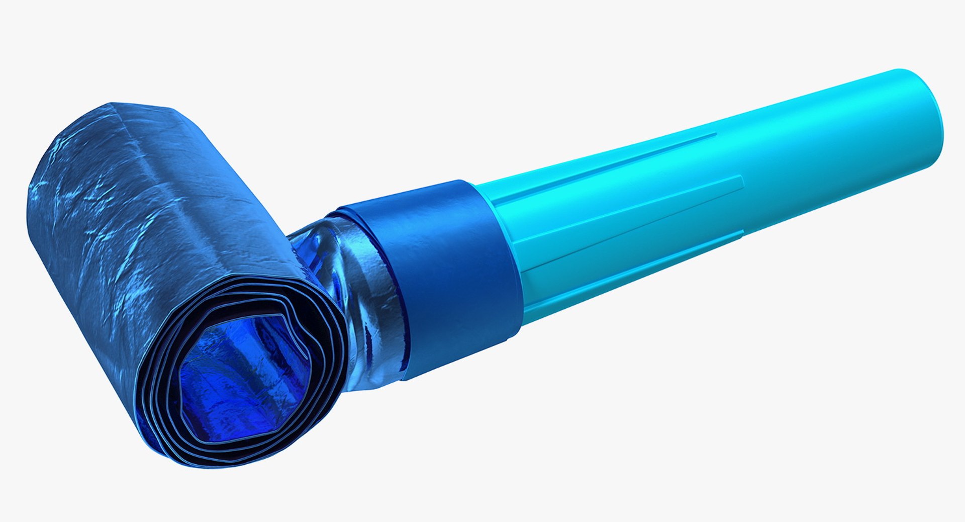 3D Blue Air Whistle - TurboSquid 1388225