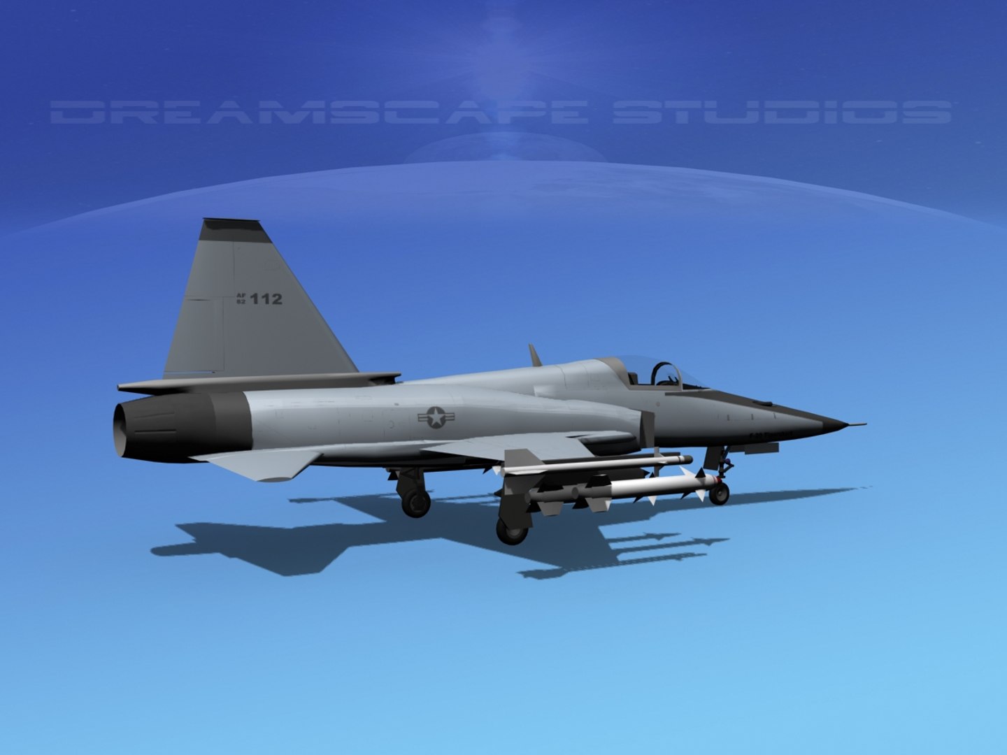 Northrop Tigershark F-20 Fighter 3d Model