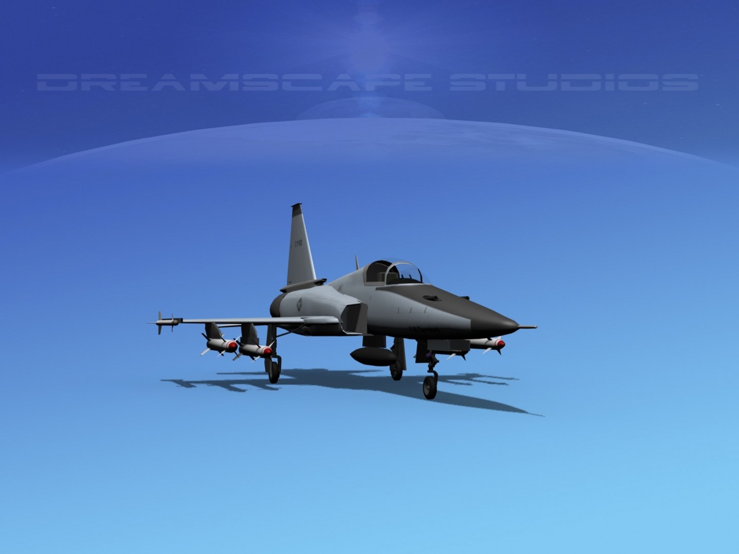 Northrop Tigershark F-20 Fighter 3d Model