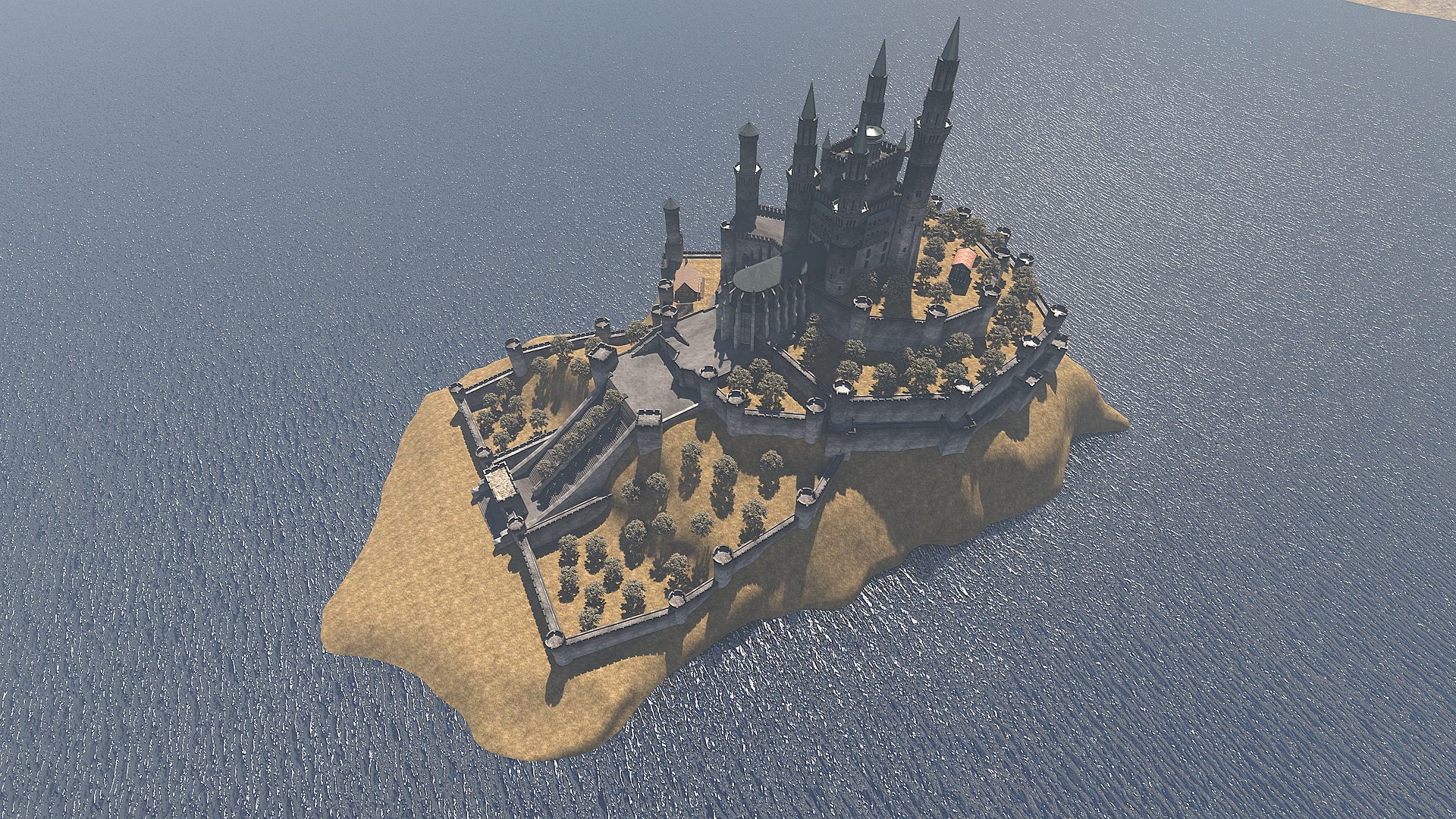 Great Castle 3D Model - TurboSquid 2181430