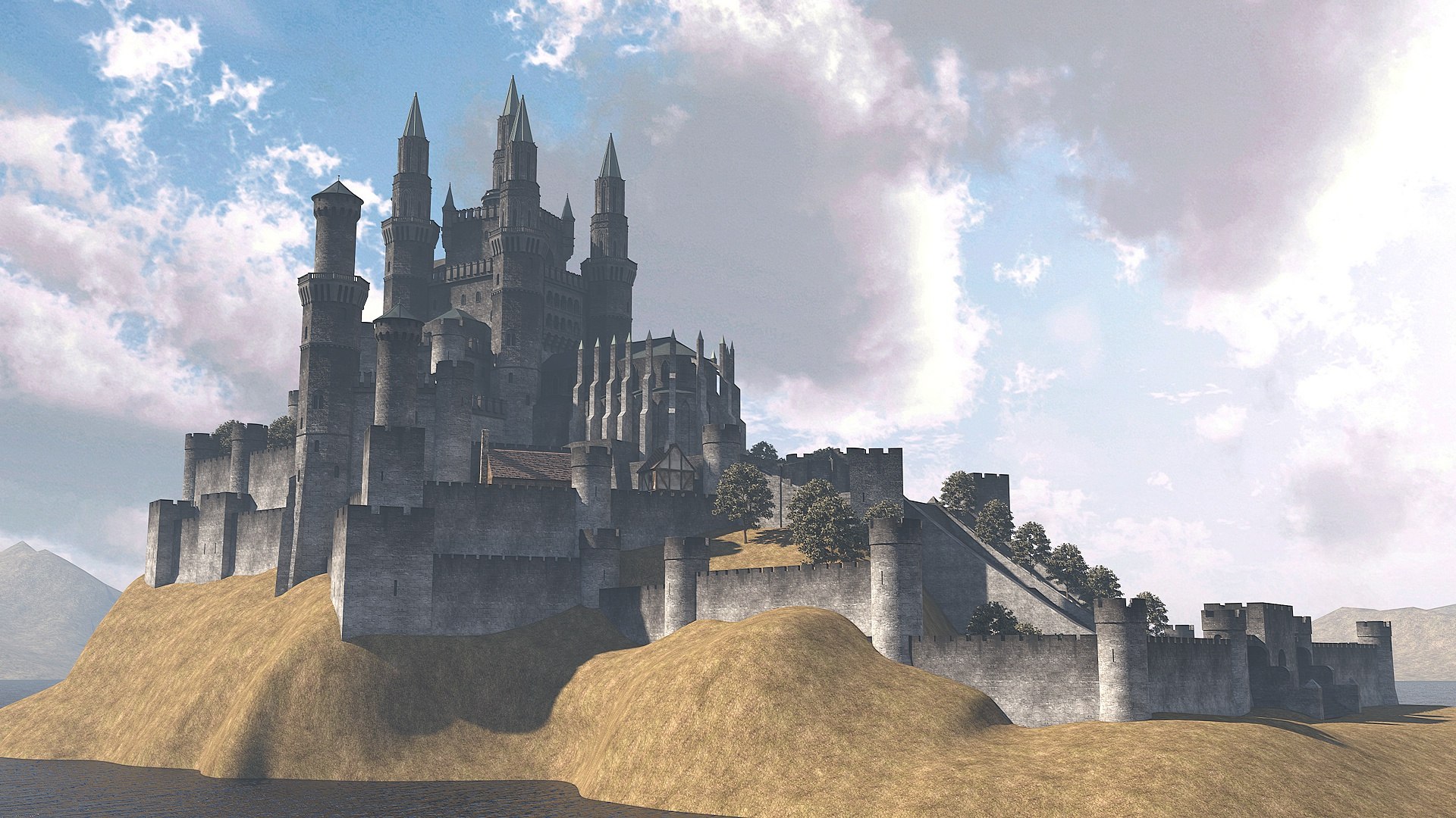 Great Castle 3D Model - TurboSquid 2181430