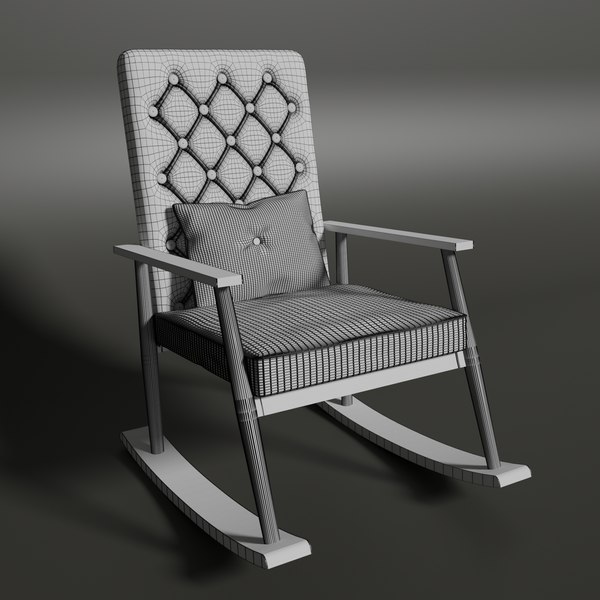 Chair rocking model - TurboSquid 1541174
