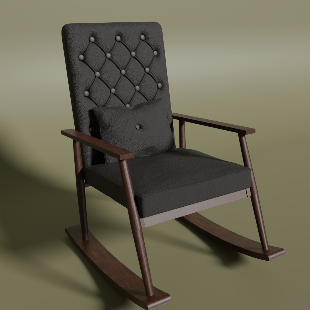 Chair rocking model - TurboSquid 1541174