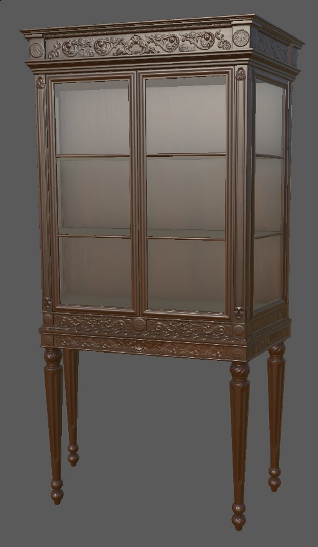 Classic Hutch 3D Model - TurboSquid 1414782